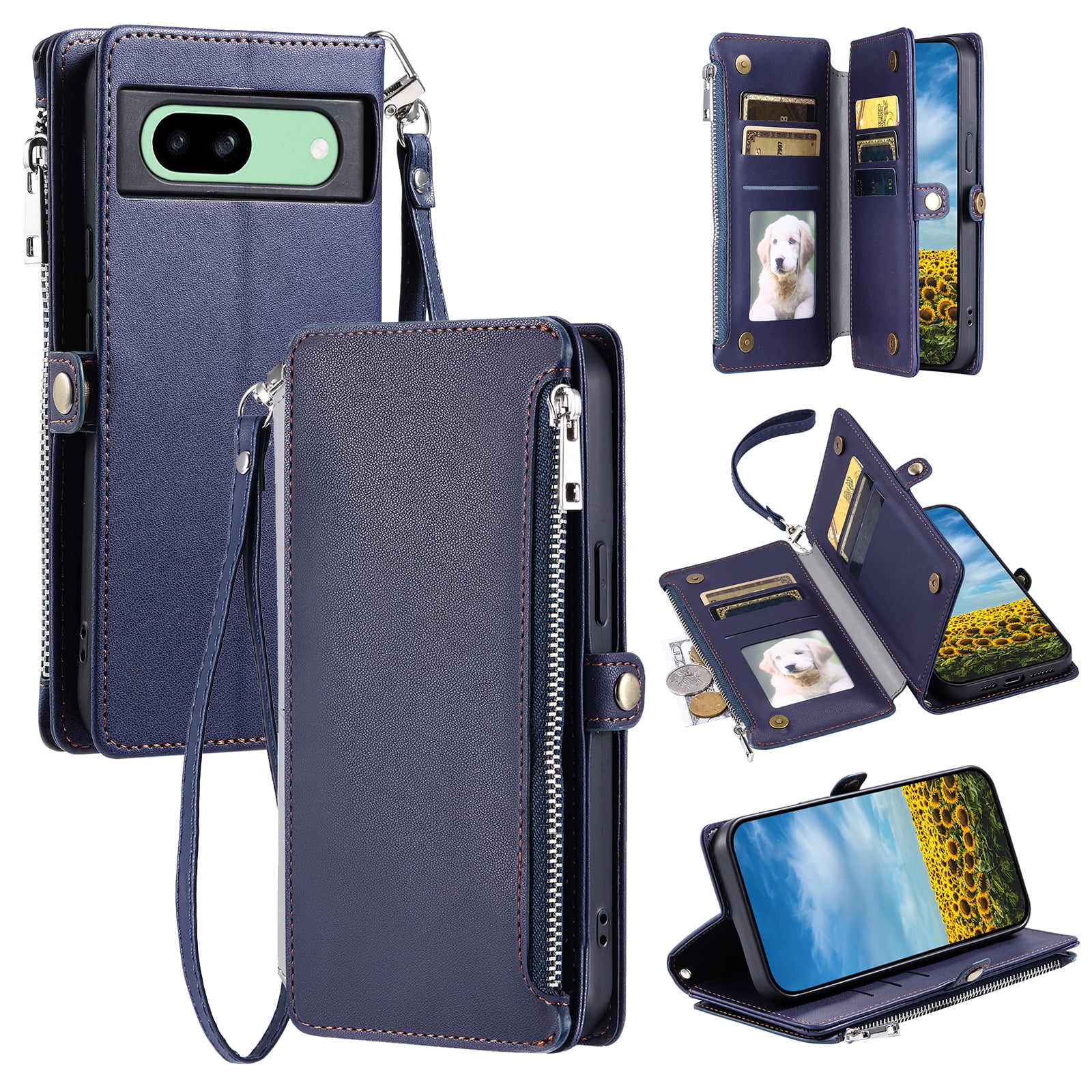 Allytechgroup for Google Pixel 9 / 9 Pro Wallet Case with Card Slot ...