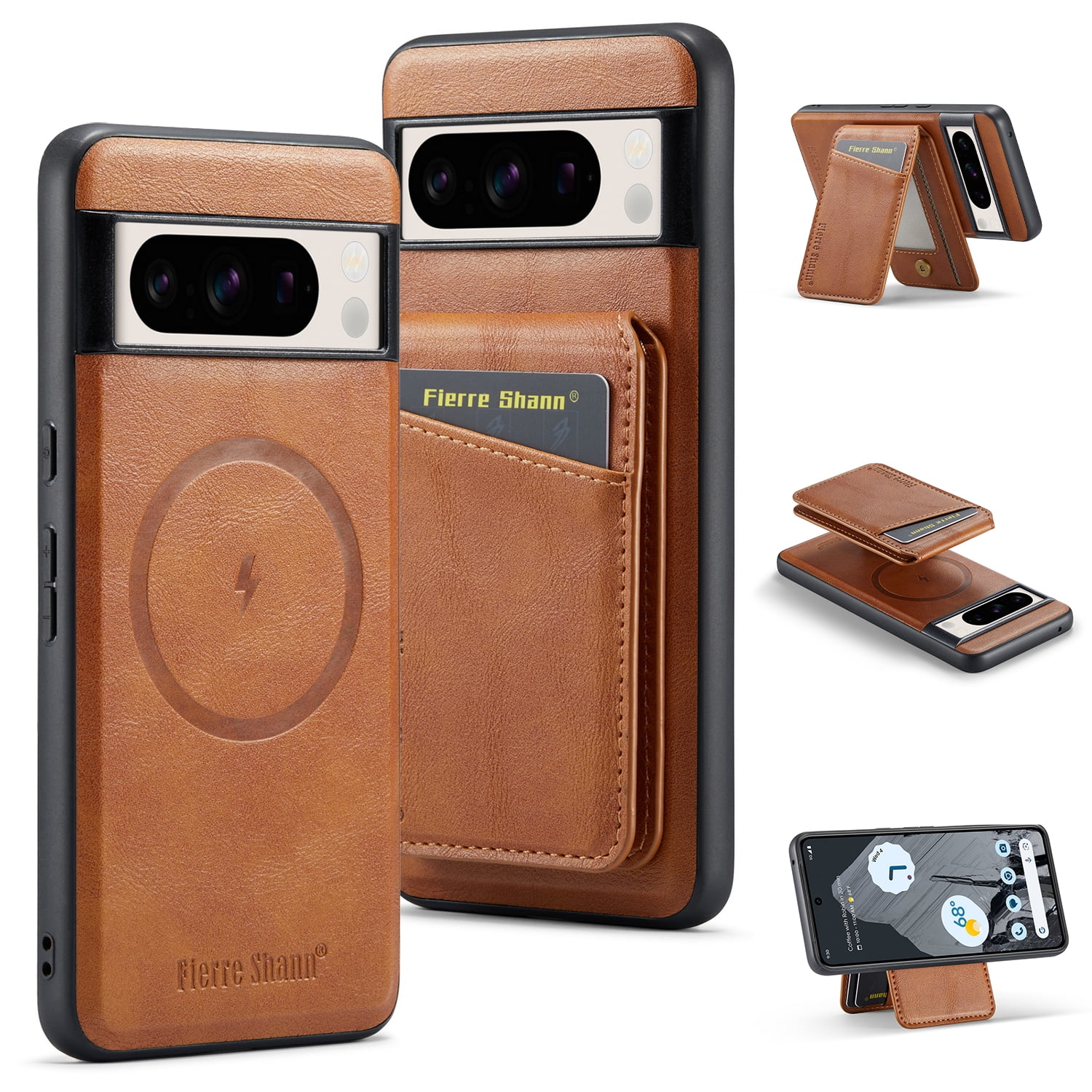 Allytechgroup Google Pixel 9 Wallet Case with Card Holder, PU Leather ...