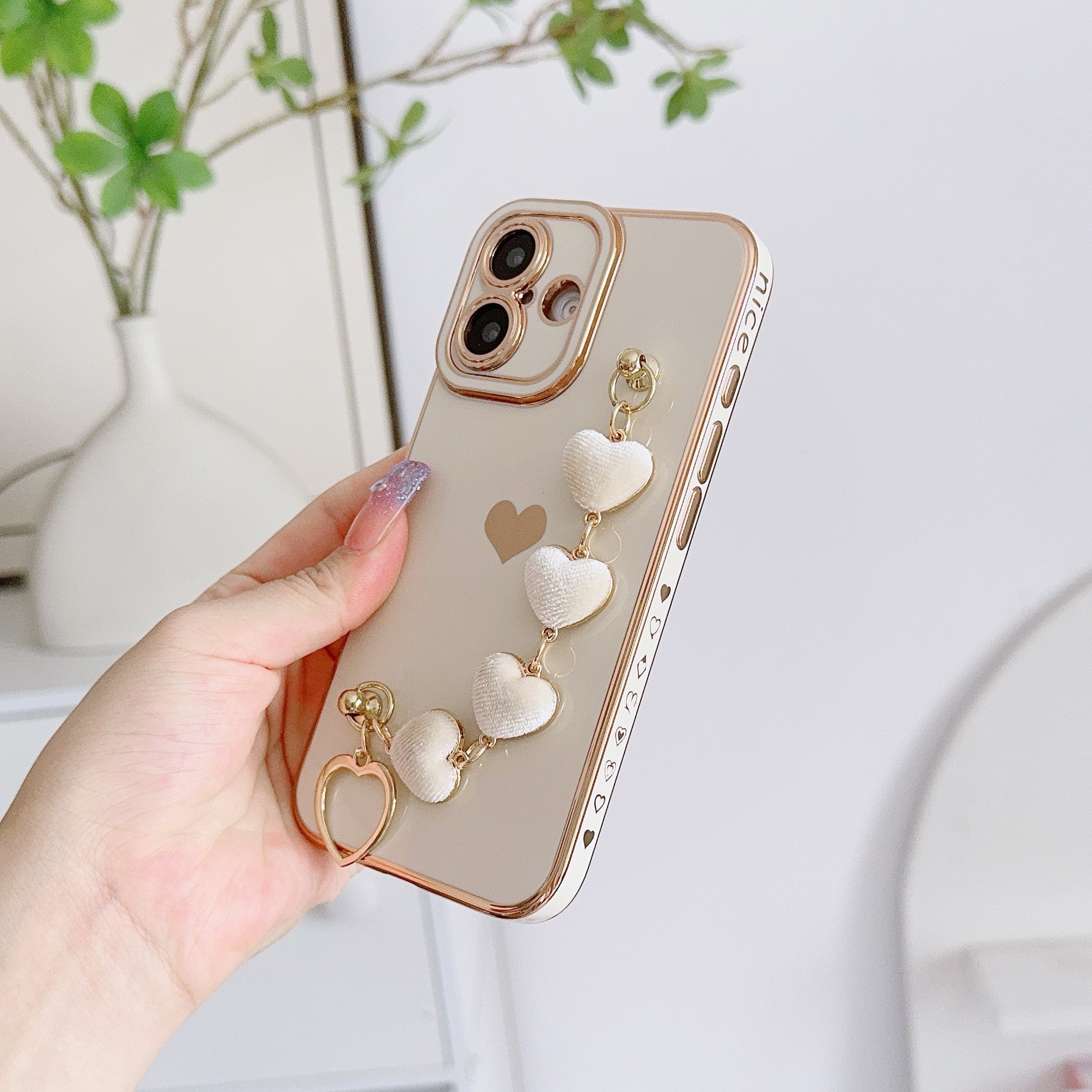 Allytechgroup Heart Charm Case for Samsung Galaxy S25, Samsung Galaxy ...