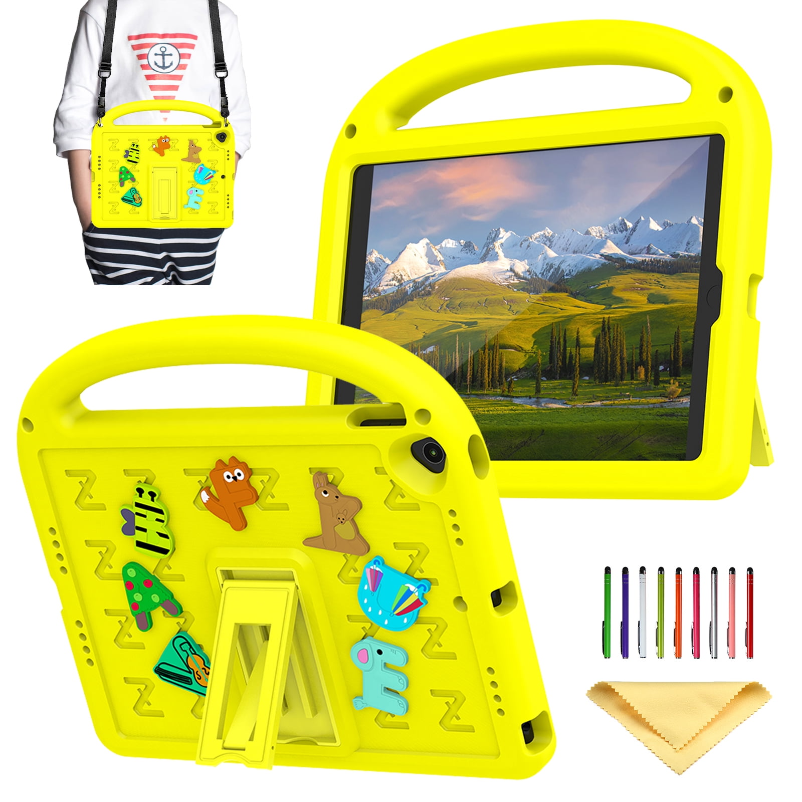 Allytechgroup Kids Case for iPad 8th Generation 10.2 inch, with ...