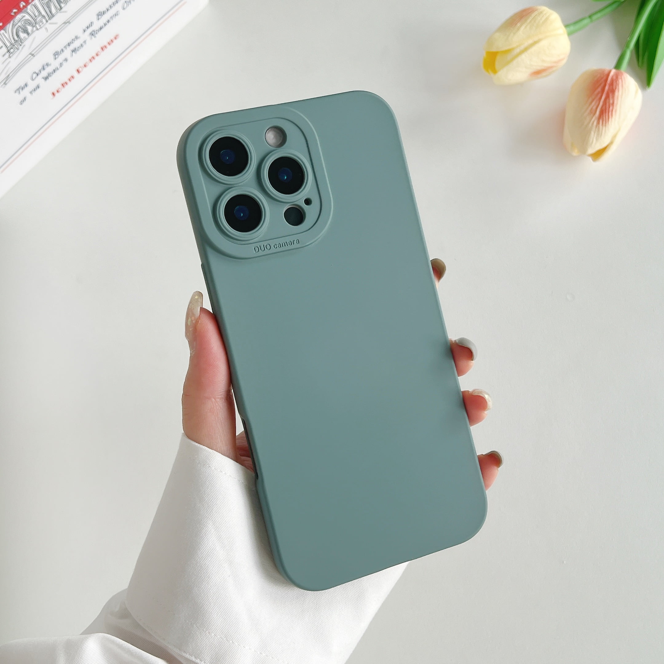 Allytechgroup Liquid Silicone Slim Phone Case for Apple iPhone 12 Pro ...