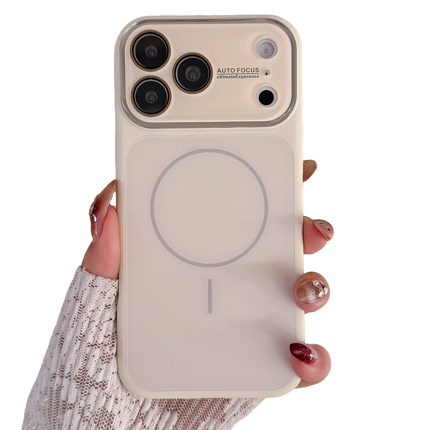 Allytechgroup Magnetic Back Cover for Apple iPhone 16 Pro Max, with ...