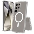 Allytechgroup Magnetic Case for Samsung Galaxy S24 Ultra, Crystal Clear ...