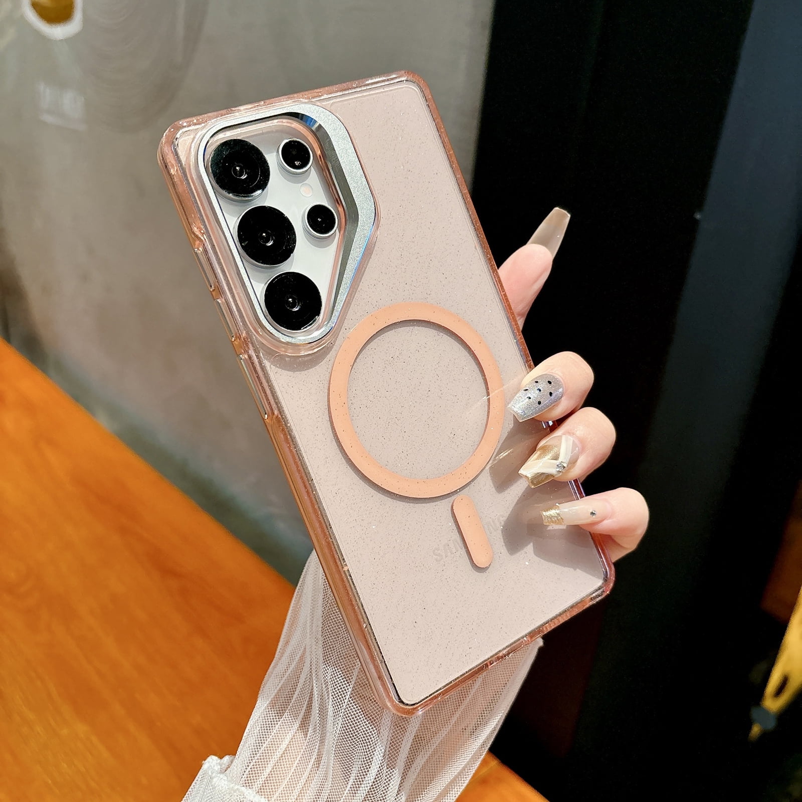 Allytechgroup Magnetic Case for Samsung Galaxy S25 FE with Camera Lens ...