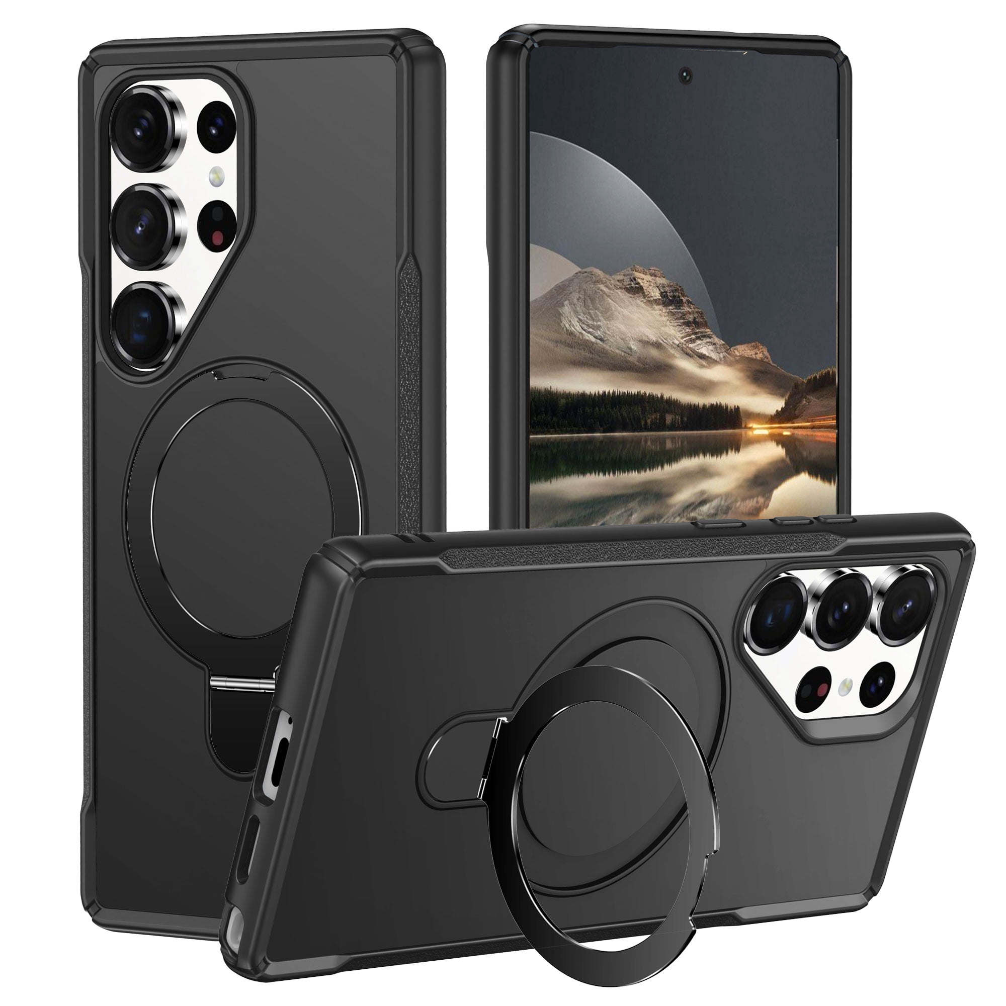 Allytechgroup Magnetic Case for Samsung Galaxy S25 Ultra with Stand ...