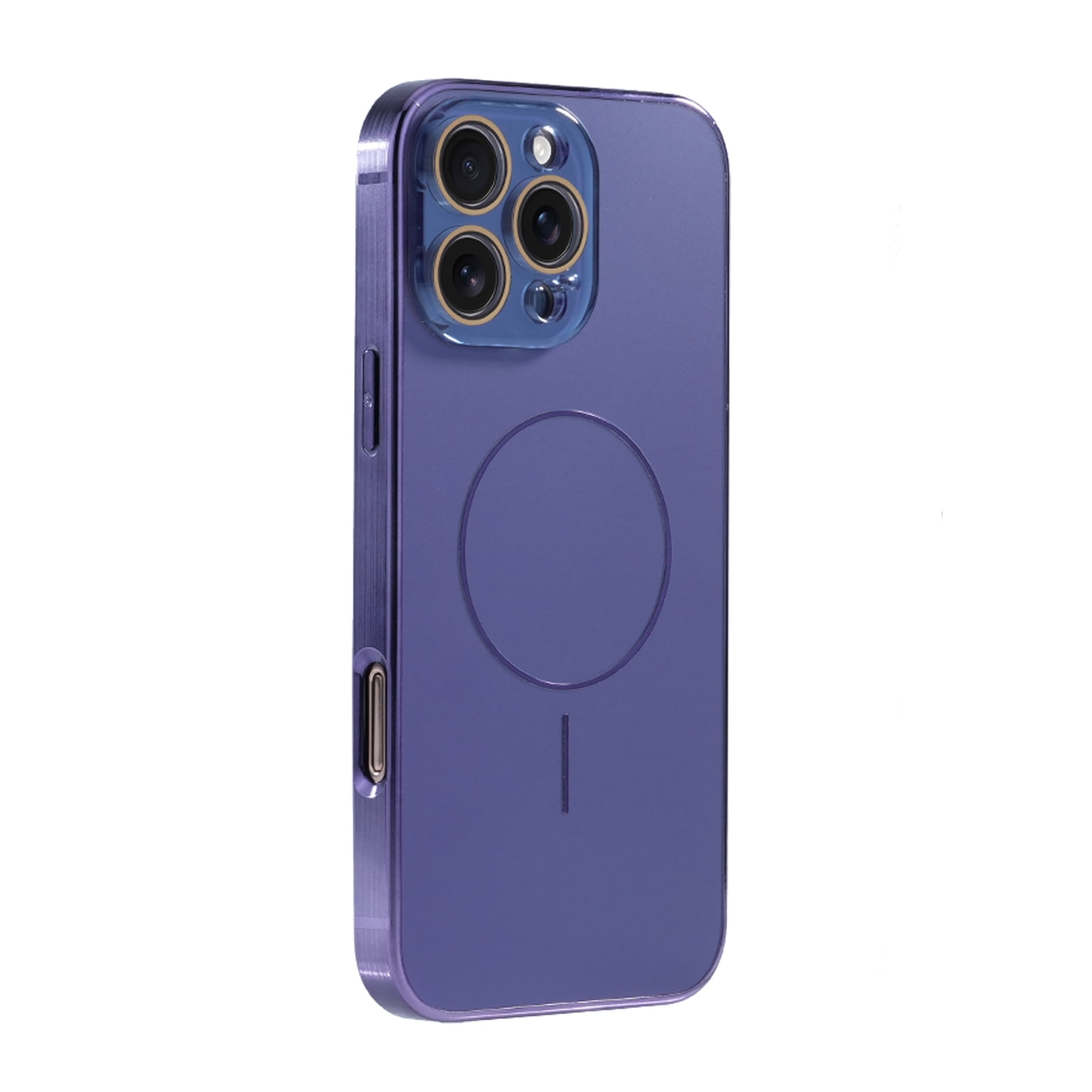Allytechgroup Magnetic Case for iPhone 12 Pro Max, Built-in Camera Lens ...