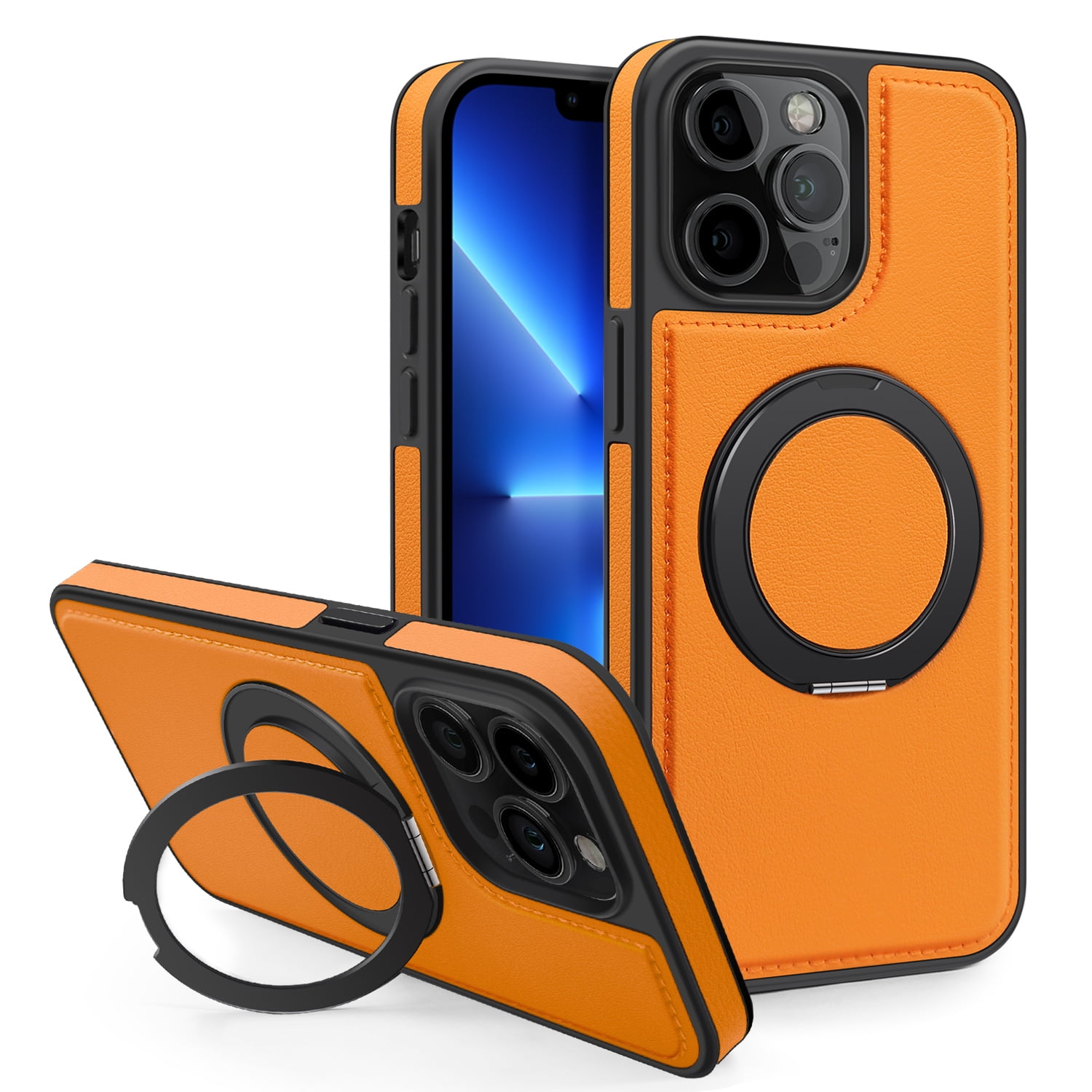 Allytechgroup Magnetic Case for iPhone 12 Pro Max, Built-in Invisible ...