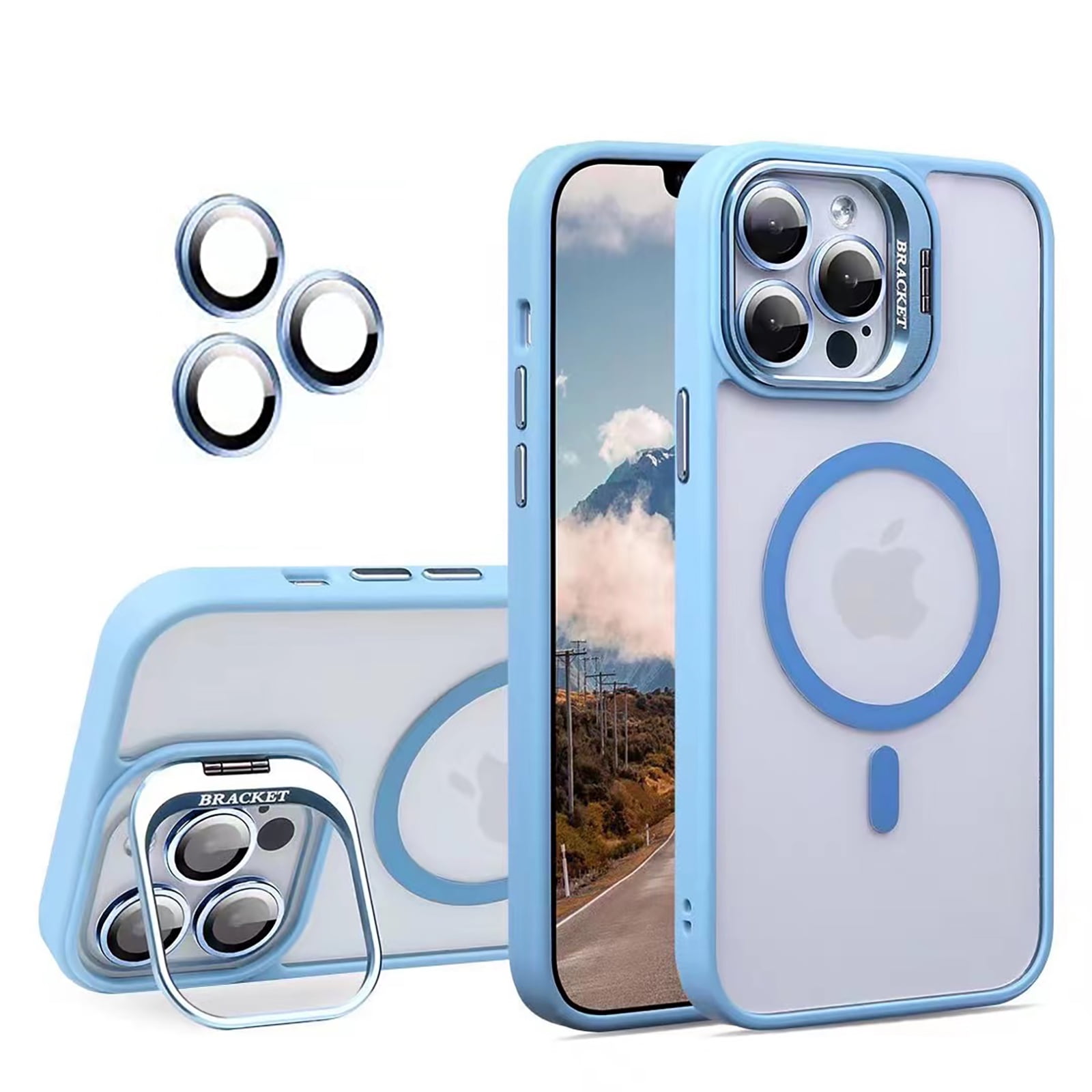 Allytechgroup Magnetic Case for iPhone 13 Pro Max with Aluminum Alloy ...