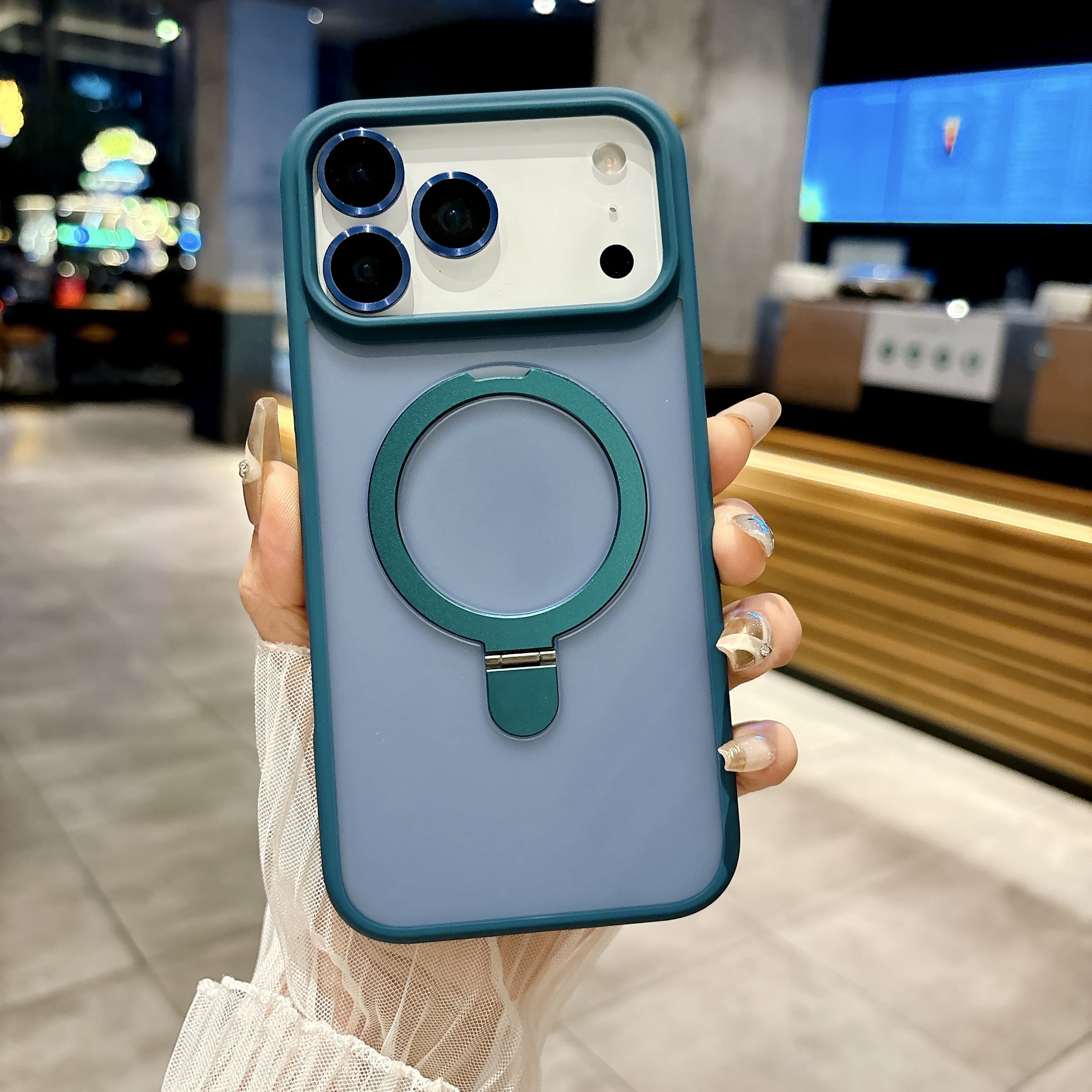 Allytechgroup Magnetic Case for iPhone 17 Pro with Camera Lens ...