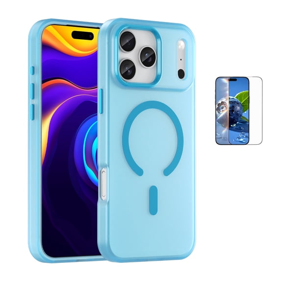Allytechgroup Magnetic Case for iPhone 17 Pro with Screen Protection ...