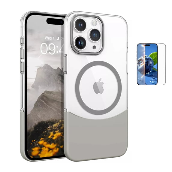 Allytechgroup Magnetic Case for iPhone 17 Pro with Screen Protection ...