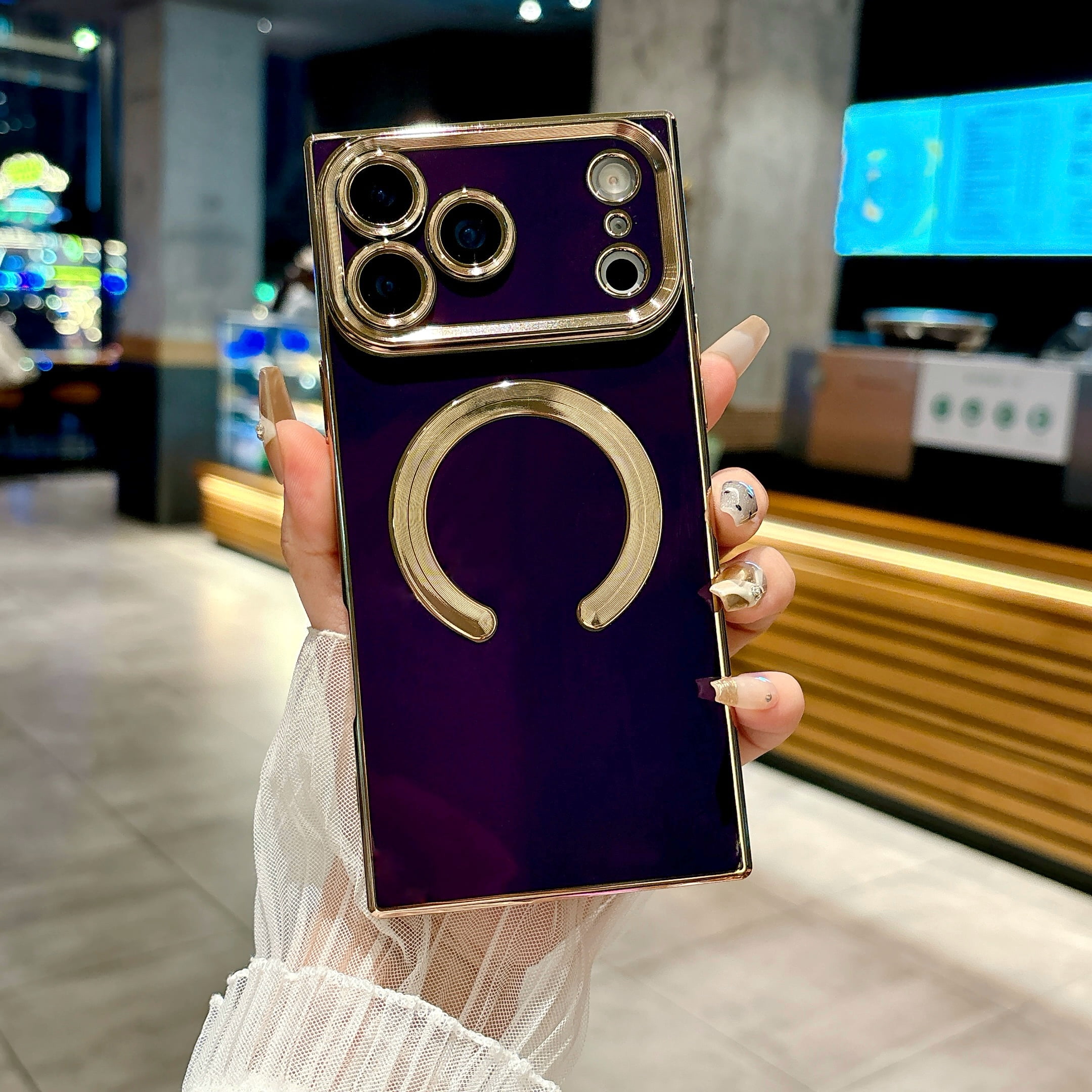 Allytechgroup Magnetic Case for iPhone Air, Suppport Wireless Charging ...