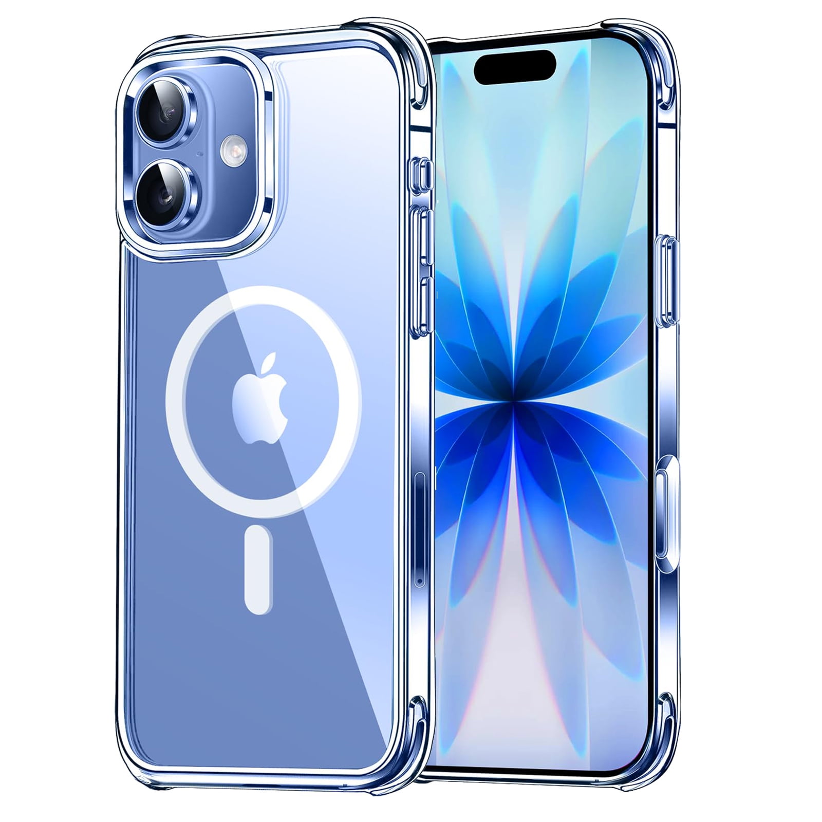 Allytechgroup Magnetic Clear Back Case for iPhone 17 [Compatible with ...