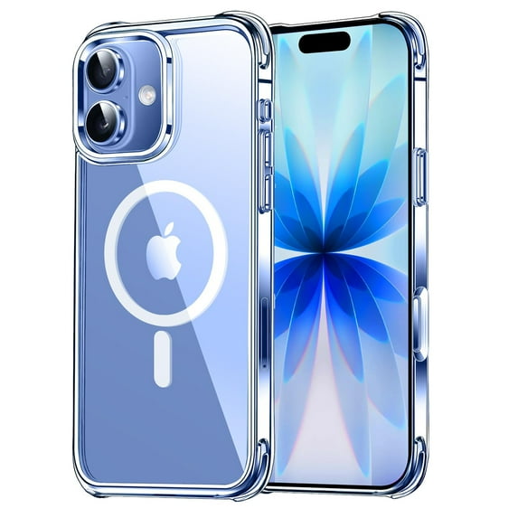 Allytechgroup Magnetic Clear Back Case for iPhone 17 [Compatible with ...
