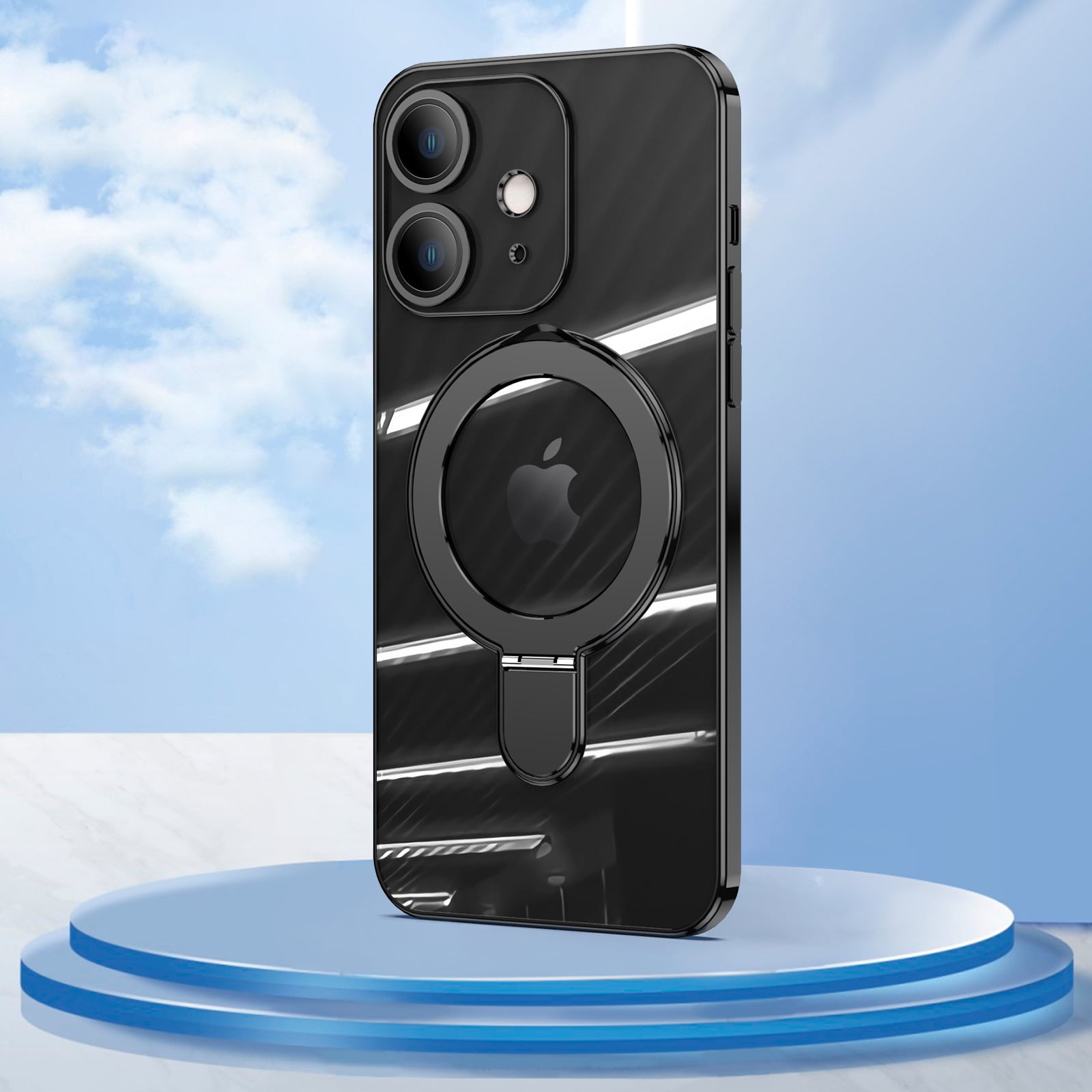 Allytechgroup Magnetic Clear Back Cover for Apple iPhone 14 Plus ...