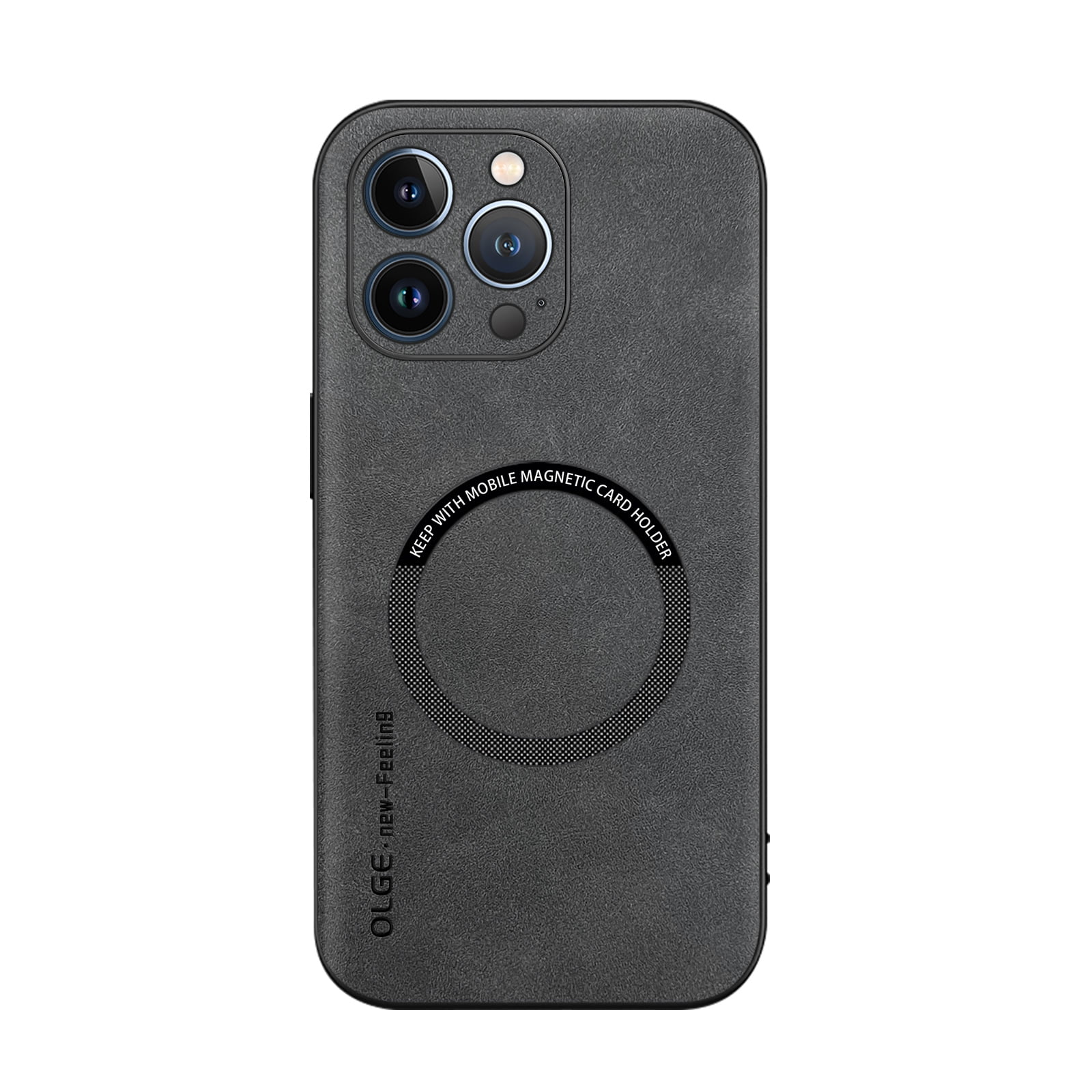 Allytechgroup Magnetic Phone Case for iPhone 13 Pro, PU Leather ...