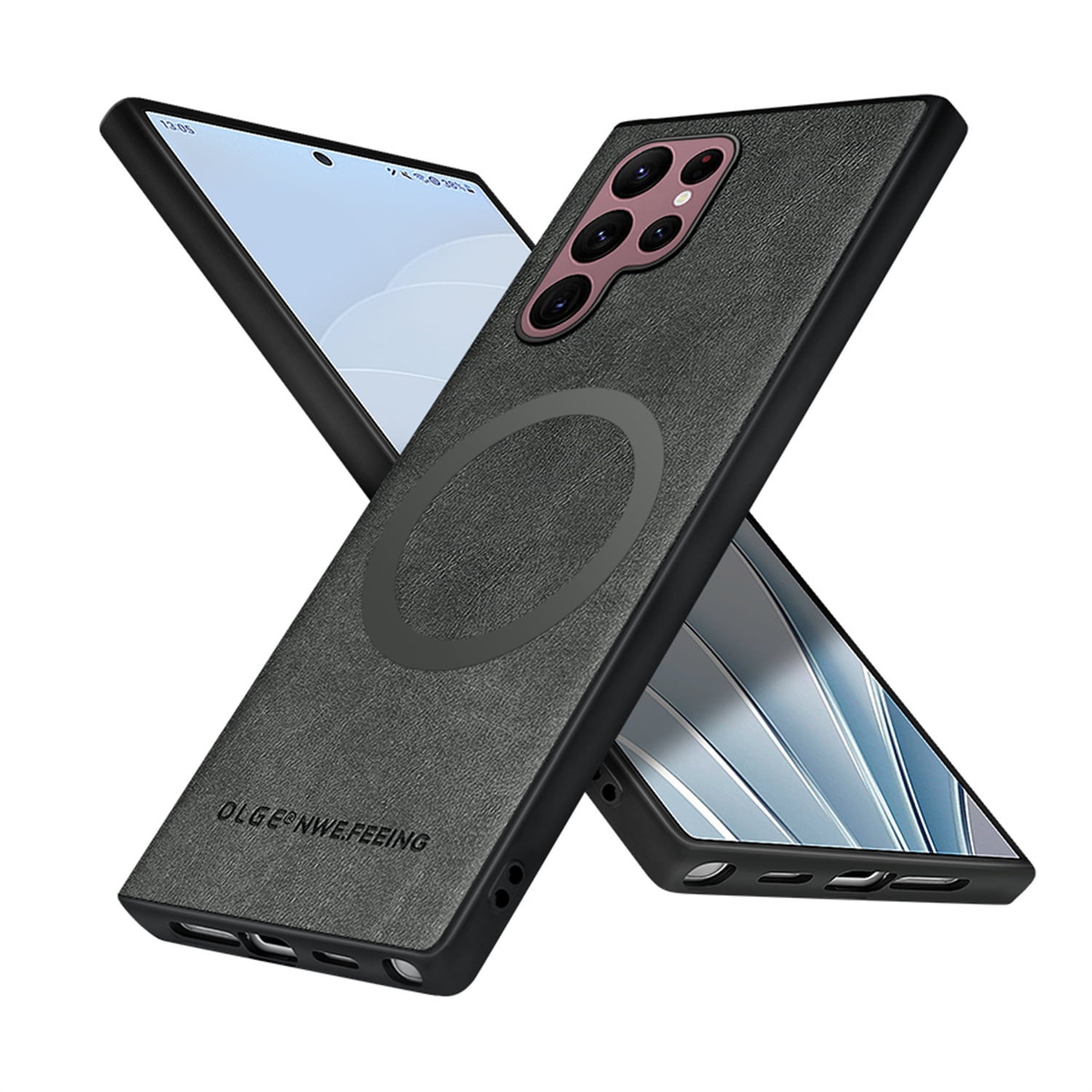 Allytechgroup Magnetic for Samsung Galaxy S22 Ultra Case, Compatible with MagSafe Support ...