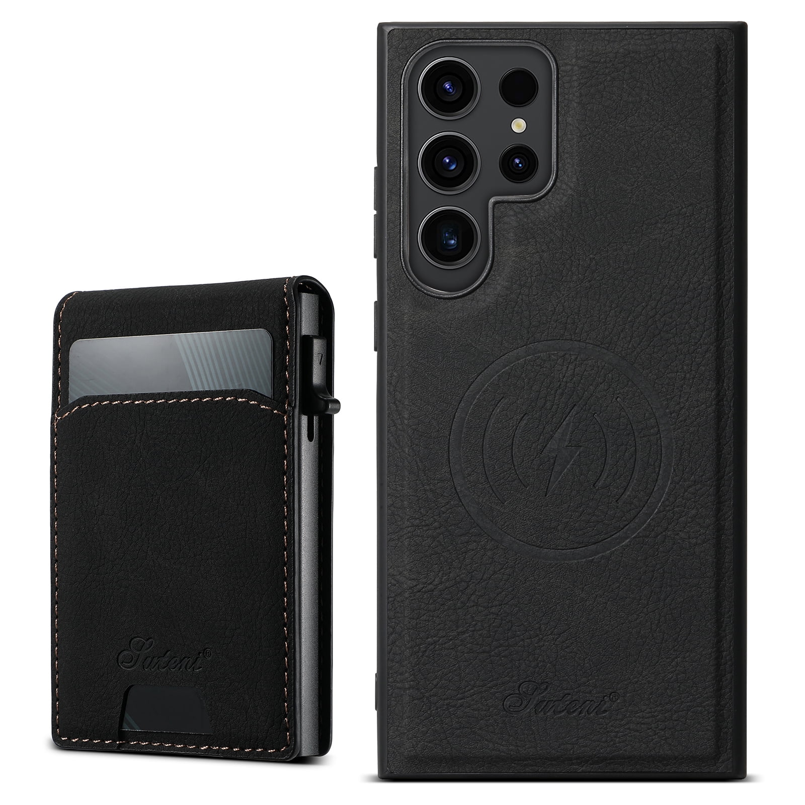 Allytechgroup Magnetic for Samsung Galaxy S25+ Wallet Case, Elegant PU ...