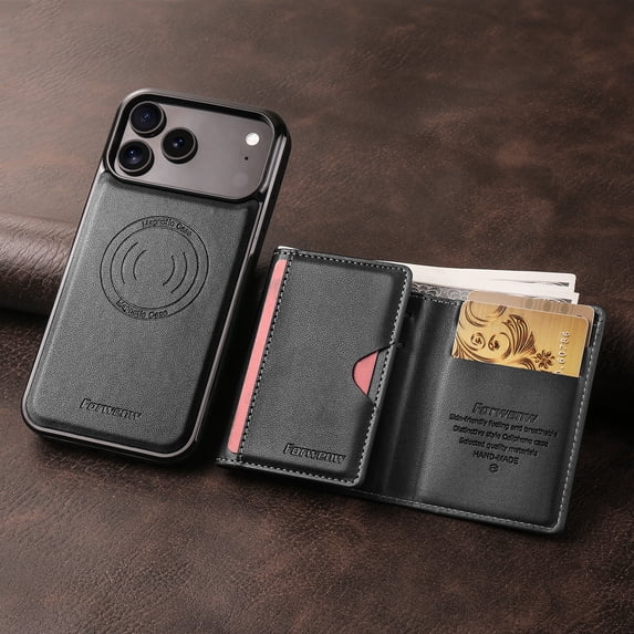 Allytechgroup Magnetic Wallet Case for Apple iPhone 17 Pro, Detachable ...