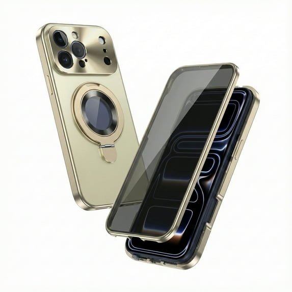 Allytechgroup Metal Case for iPhone 17 Pro Max with Anti-Spy Screen ...