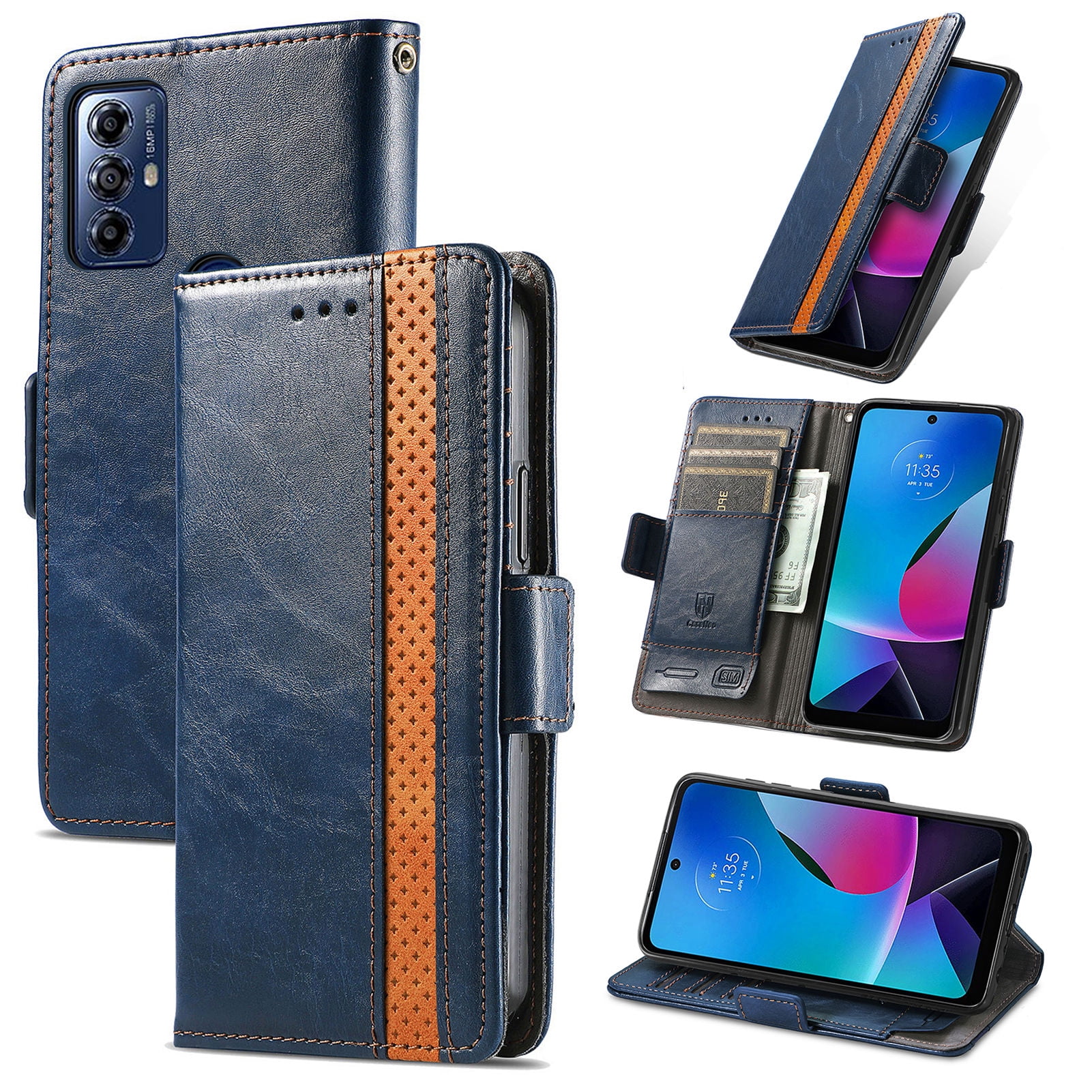 Allytechgroup Motorola Moto G 2025 Wallet Case, RFID Blocking Cards ...