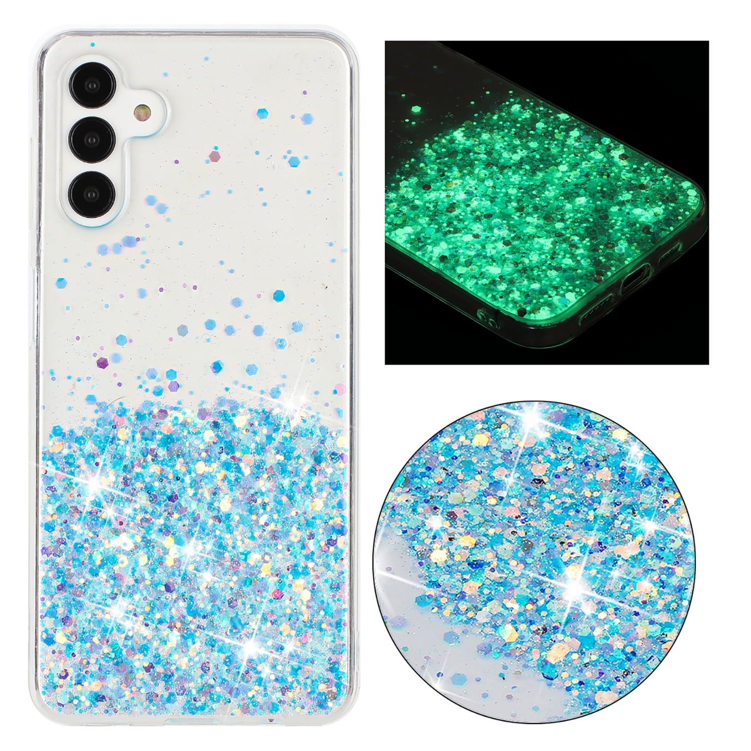 Allytechgroup Noctiluncent Fluorescent Luminous Phone Case for Samsung ...