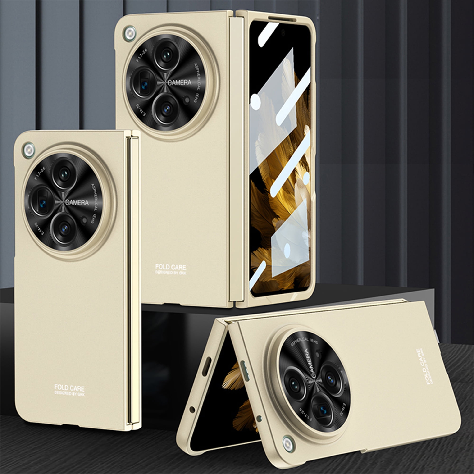 Allytechgroup OnePlus Open Case with Build-in Screen Protector, Full ...