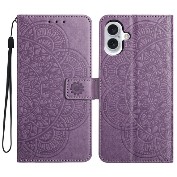 Allytechgroup PU Leather Case for iPhone 16 Plus, Wallet Case with Card ...