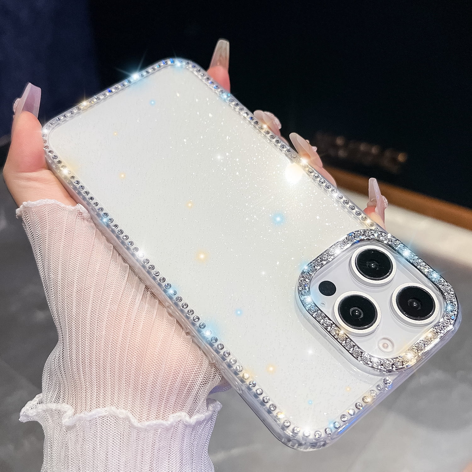 Allytechgroup Phone Case for Apple iPhone 16 Plus, Glitter iPhone 16 ...