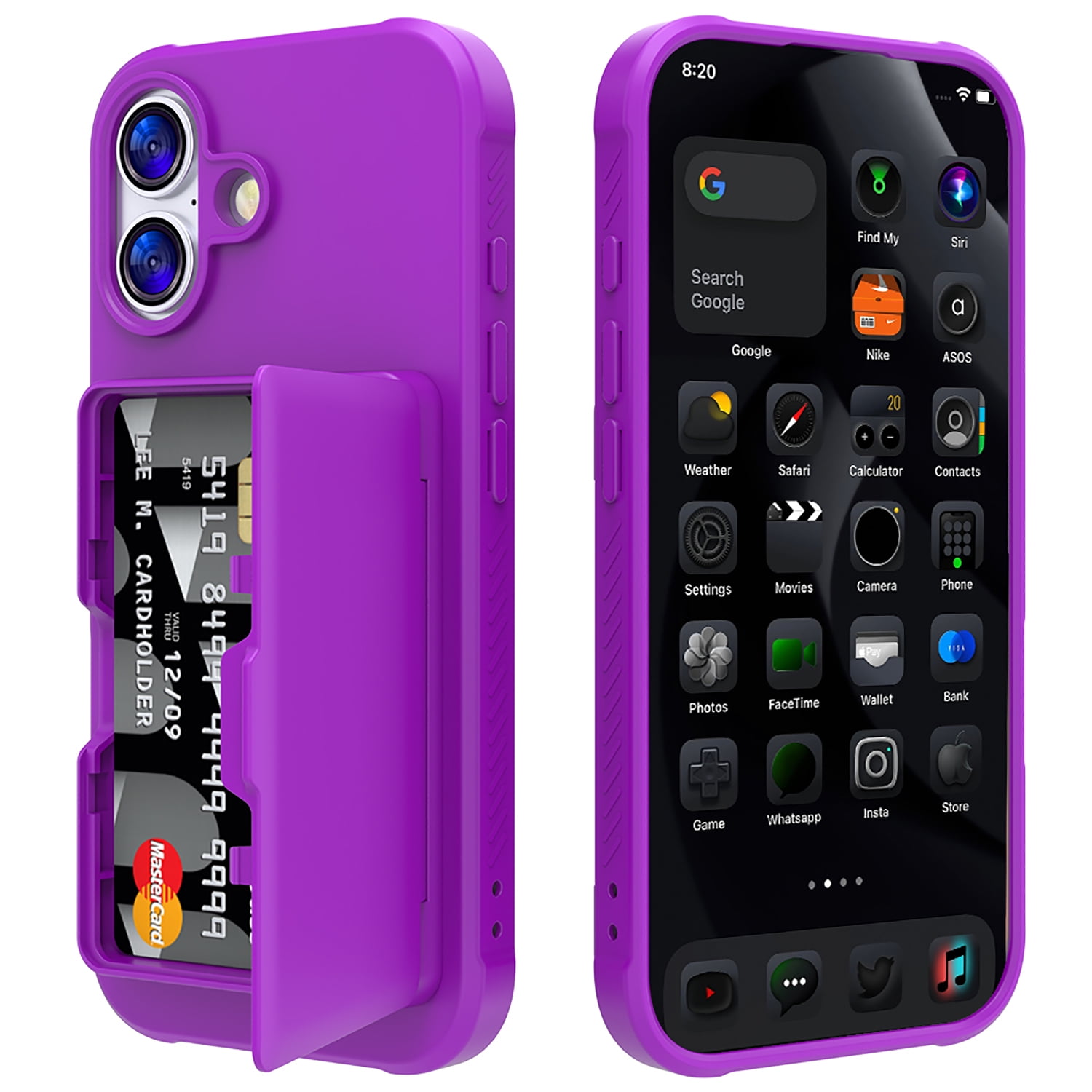 Allytechgroup Phone Case for Apple iPhone 17,Shockproof iPhone 17 Case ...