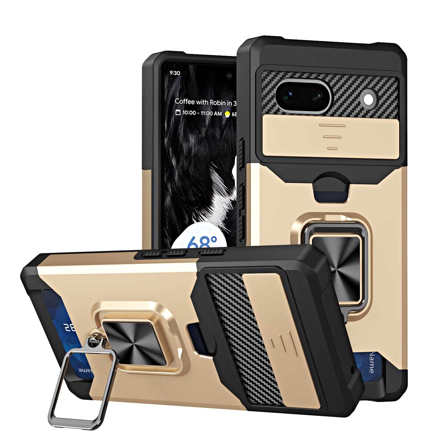 Allytechgroup Rugged Case for Google Pixle 7 Pro, Sliding Camera Lens ...