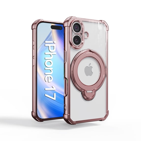 Allytechgroup Rugged Kickstand Back Cover Case for iPhone 17, Support ...