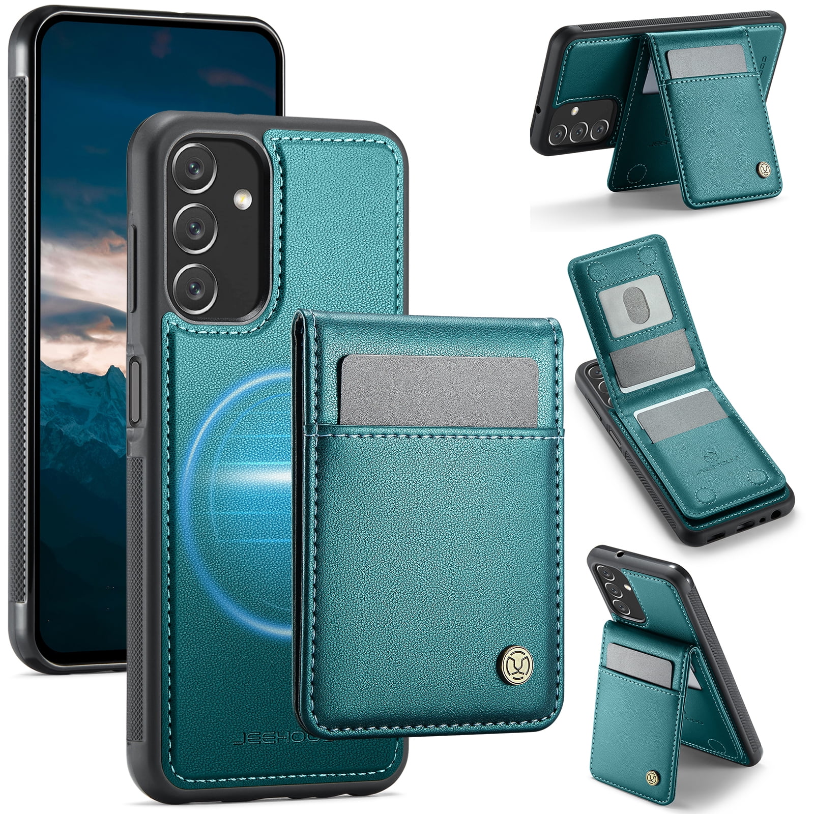 Allytechgroup for Samsung Galaxy A15 Case, Pu Leather Detachable Cards ...