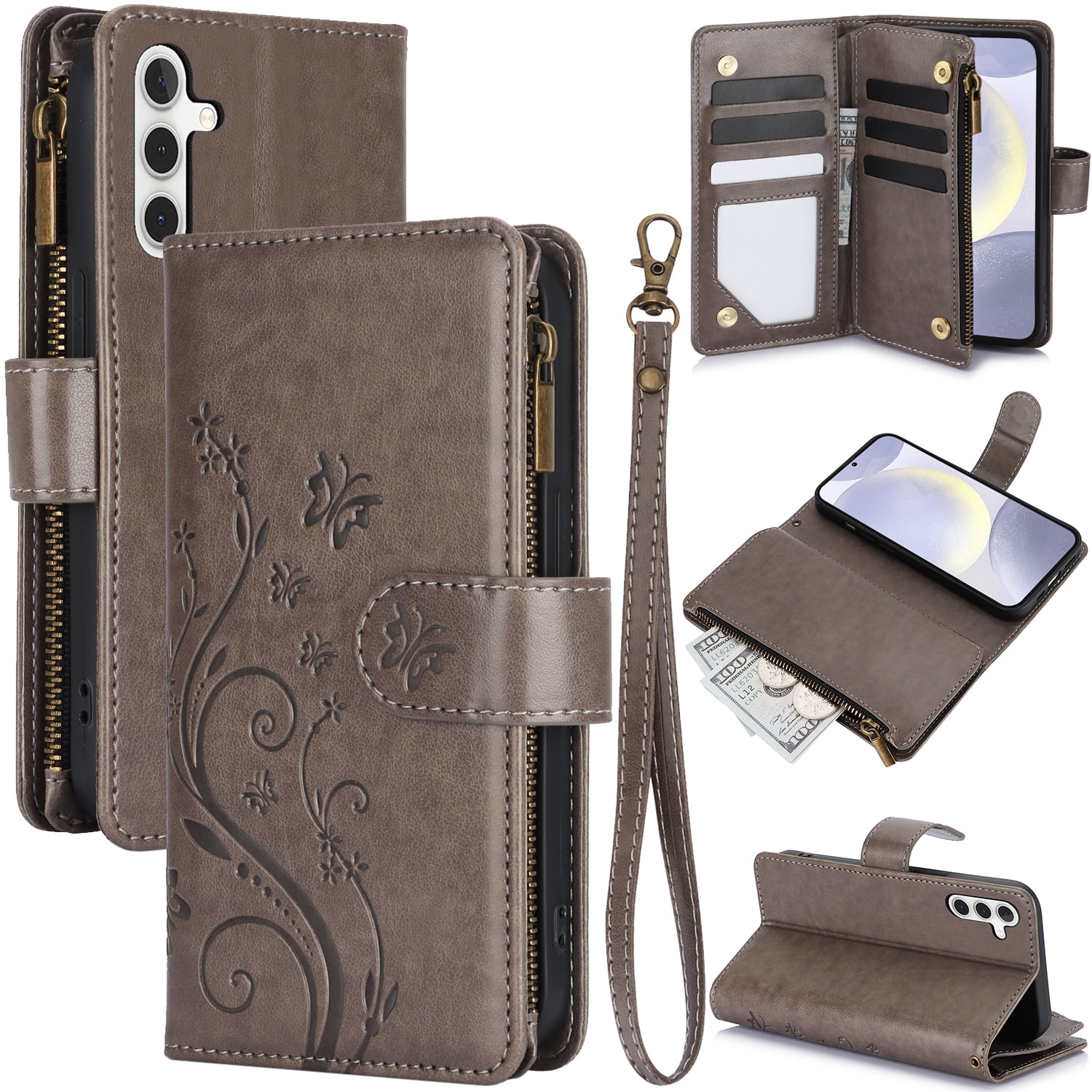 Allytechgroup for Samsung Galaxy A16 5G Case, PU Leather Phone Case for ...