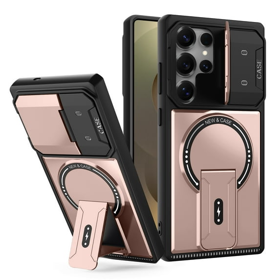 Allytechgroup for Samsung Galaxy A35 Case with Camera Cover/ Kickstand ...