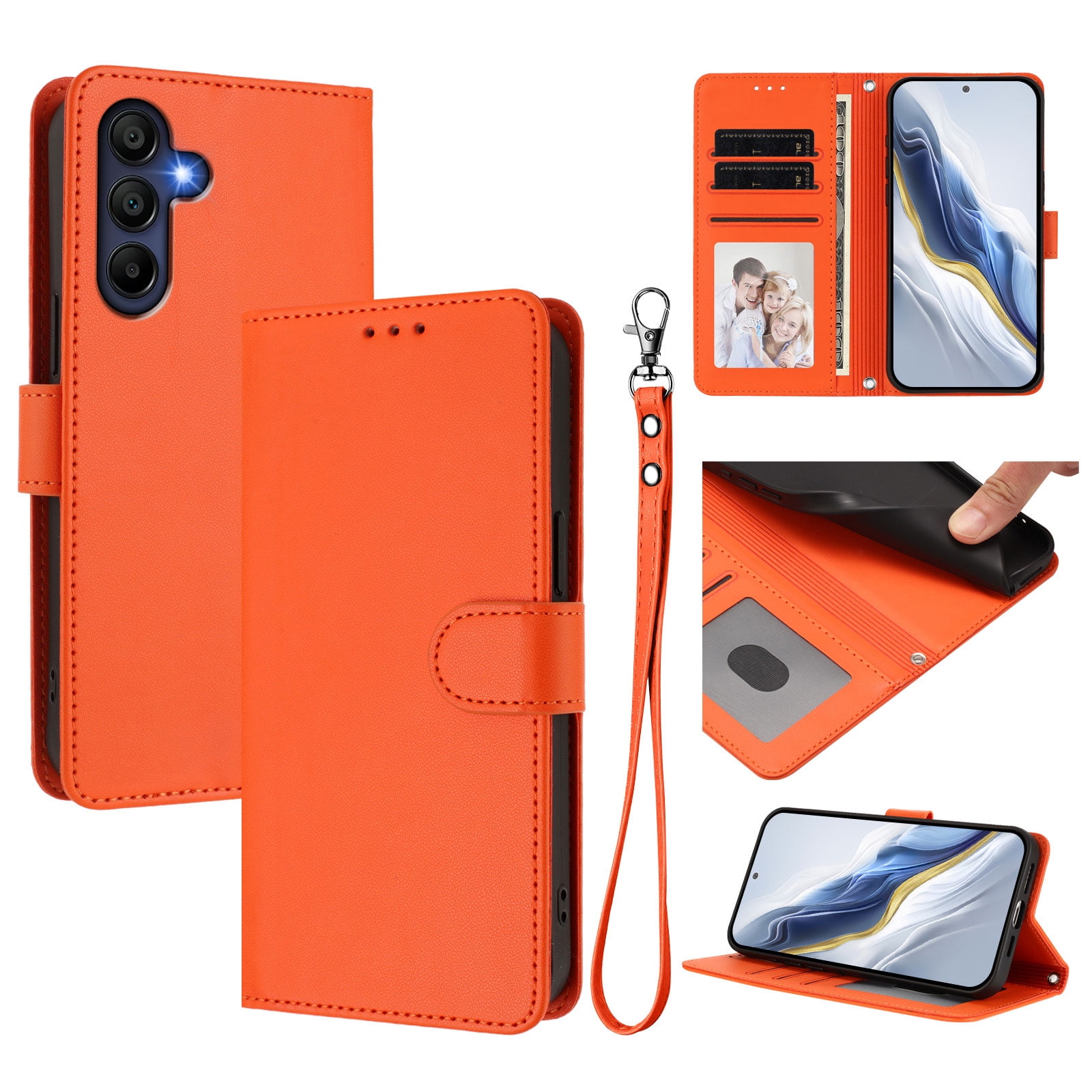 Allytechgroup for Samsung Galaxy A35 Flip Case, Slim Fit Shockproof ...