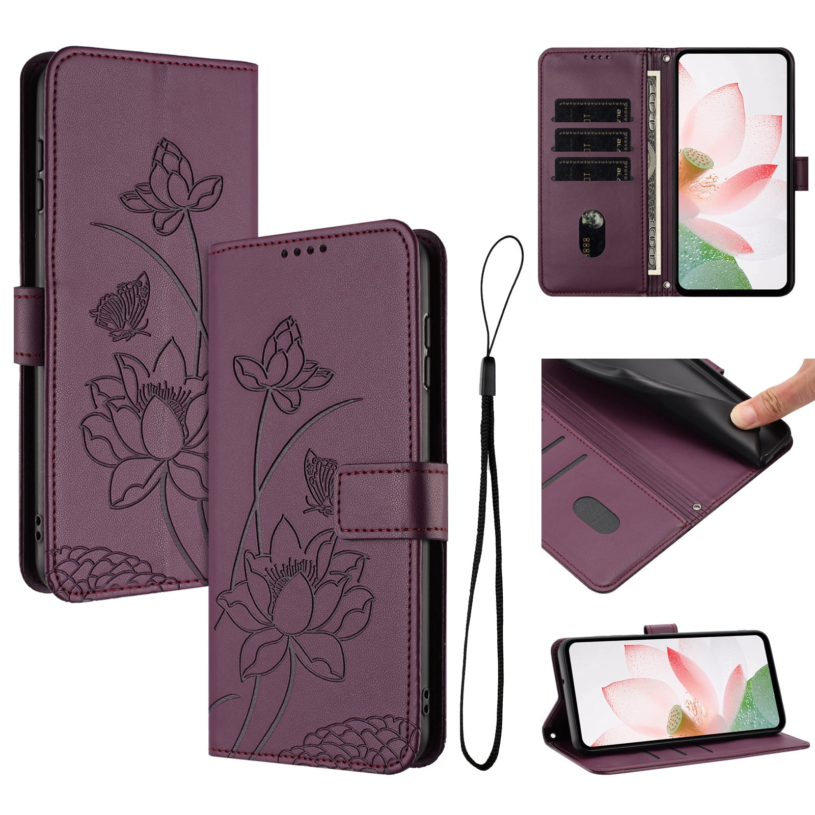 Allytechgroup for Samsung Galaxy A57 Flip Wallet Case, PU Leather ...