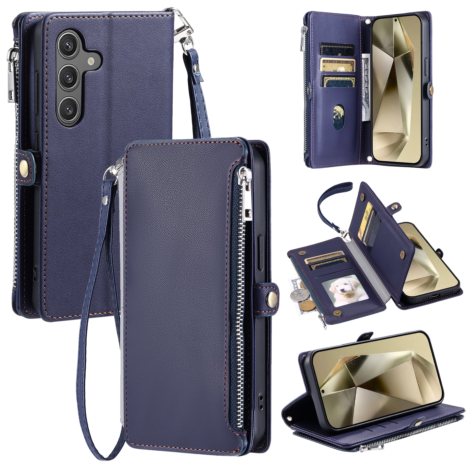 Allytechgroup for Samsung Galaxy S20 FE Wallet Case with Card Slot, RFID Blocking PU Leather ...