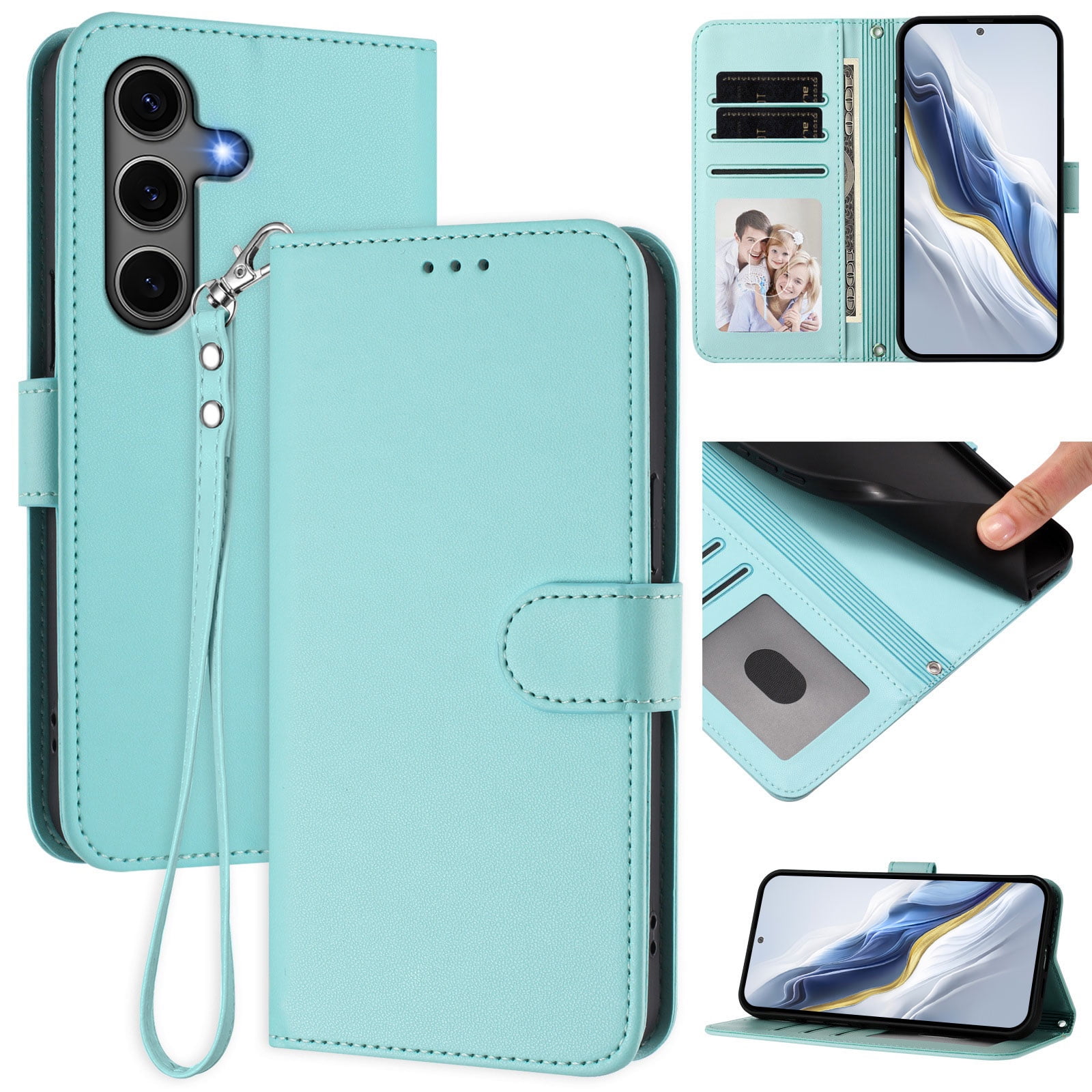 Allytechgroup for Samsung Galaxy S21+ Flip Case, Slim Fit Shockproof ...
