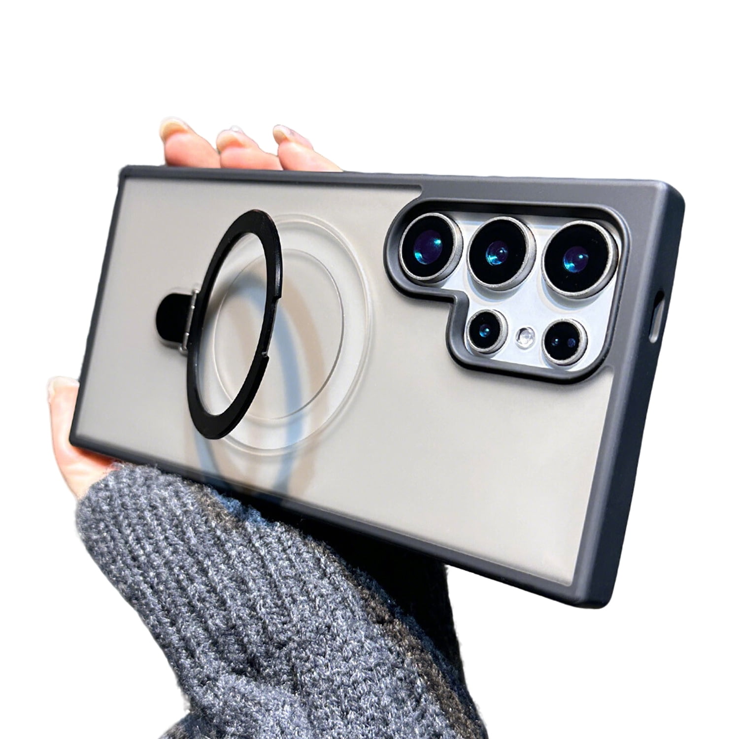 Allytechgroup for Samsung Galaxy S22 Ultra Case with Kickstand Ring ...