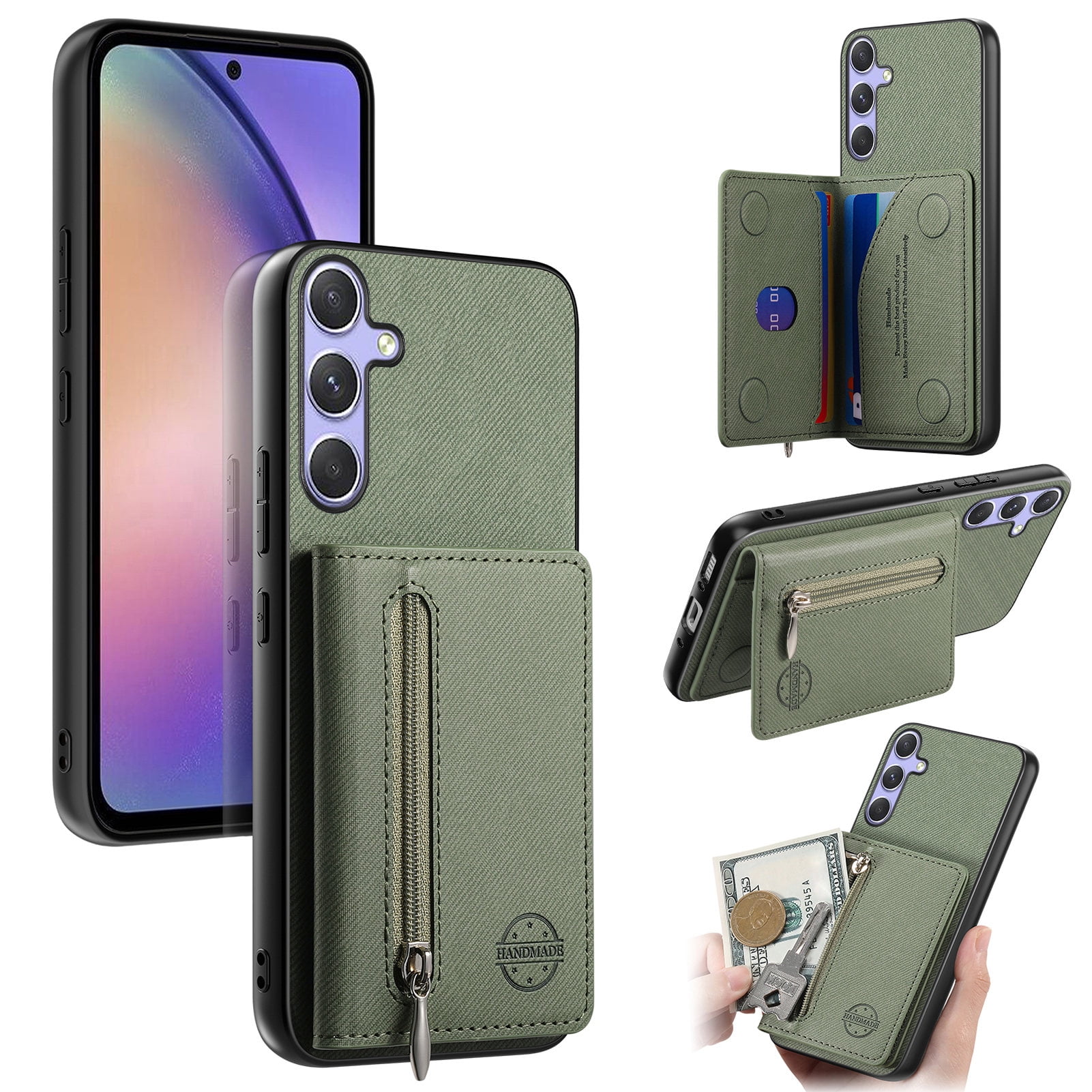 Allytechgroup for Samsung Galaxy S23 Plus Protective Case, Slim Fit PU ...