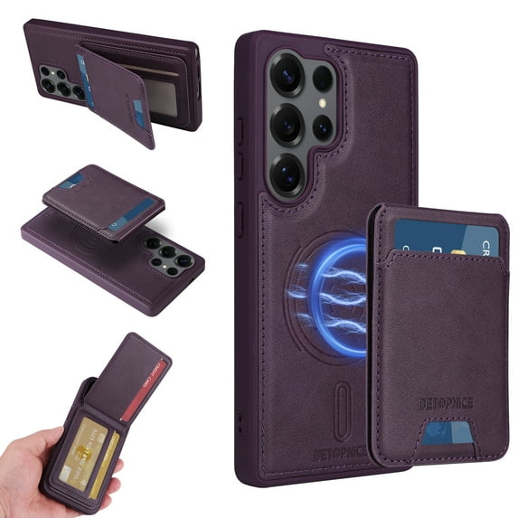 Allytechgroup for Samsung Galaxy S24+ Case with Magnetic Credit Card ...