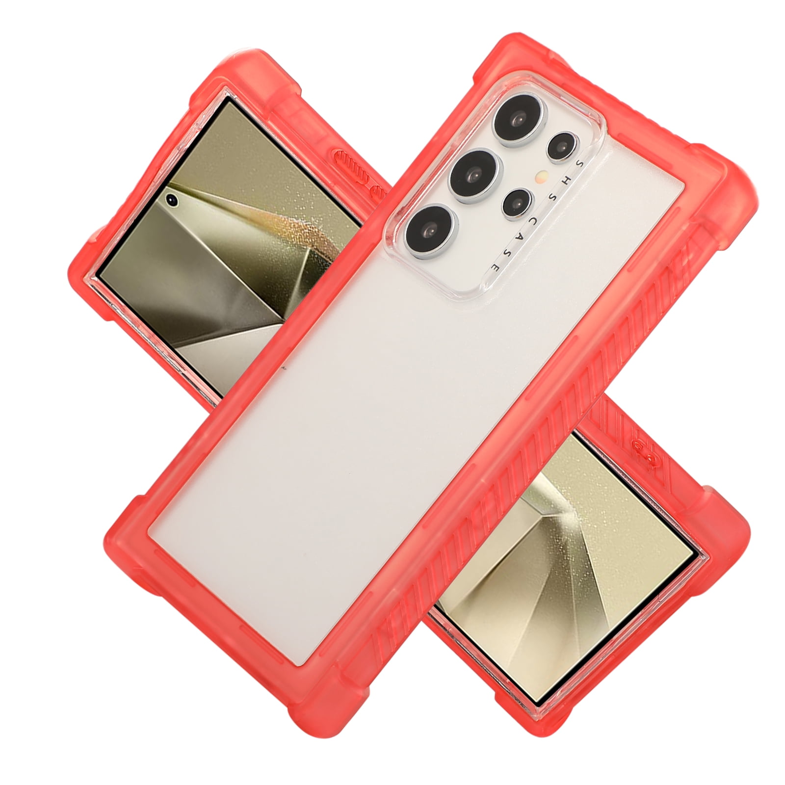 Allytechgroup for Samsung Galaxy S24+ Clear Case, Hybrid TPU PC Rugged ...