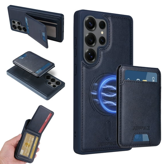 Allytechgroup for Samsung Galaxy S24 FE Case with Magnetic Credit Card ...