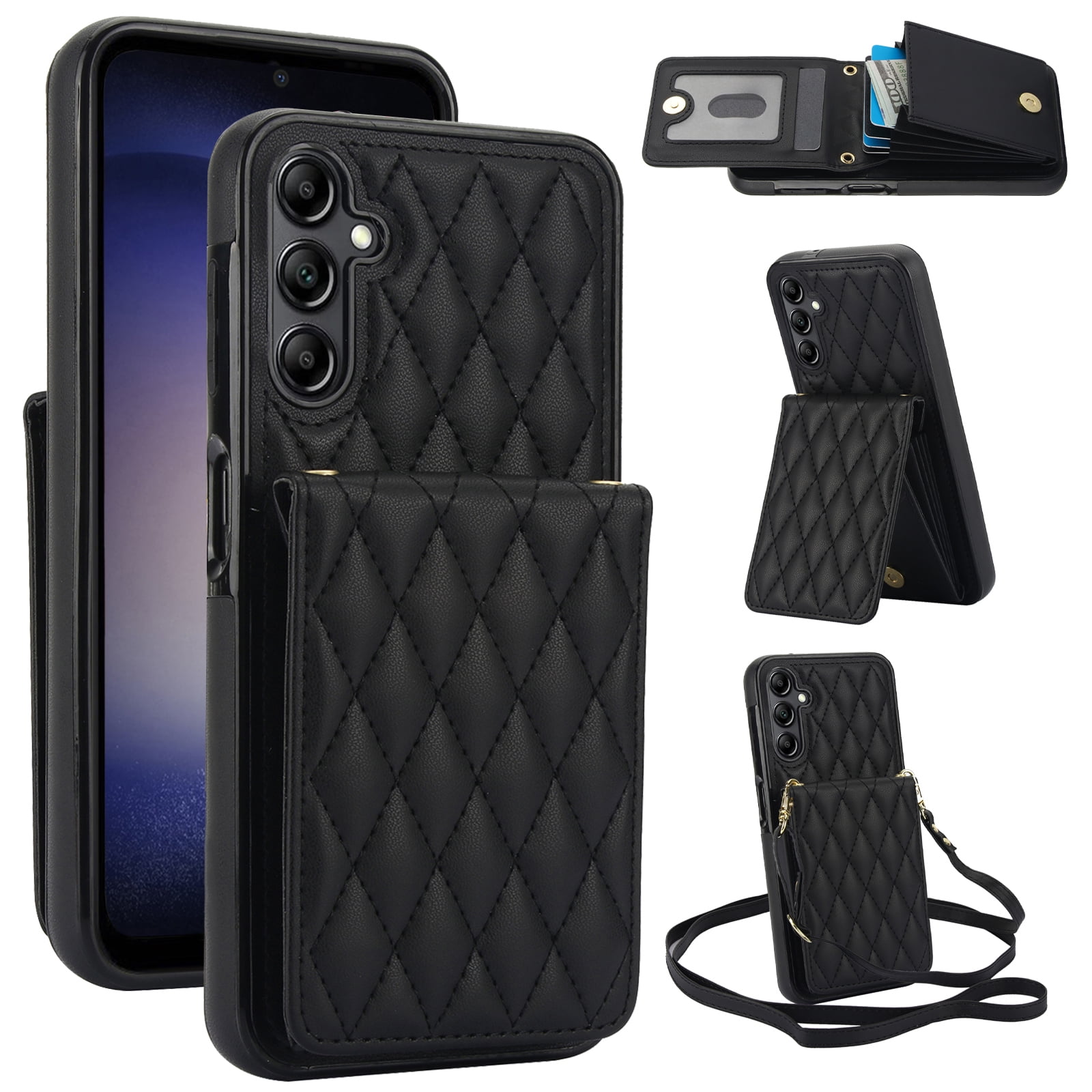 Allytechgroup for Samsung Galaxy S25 Case, Wallet Phone Case with Card ...