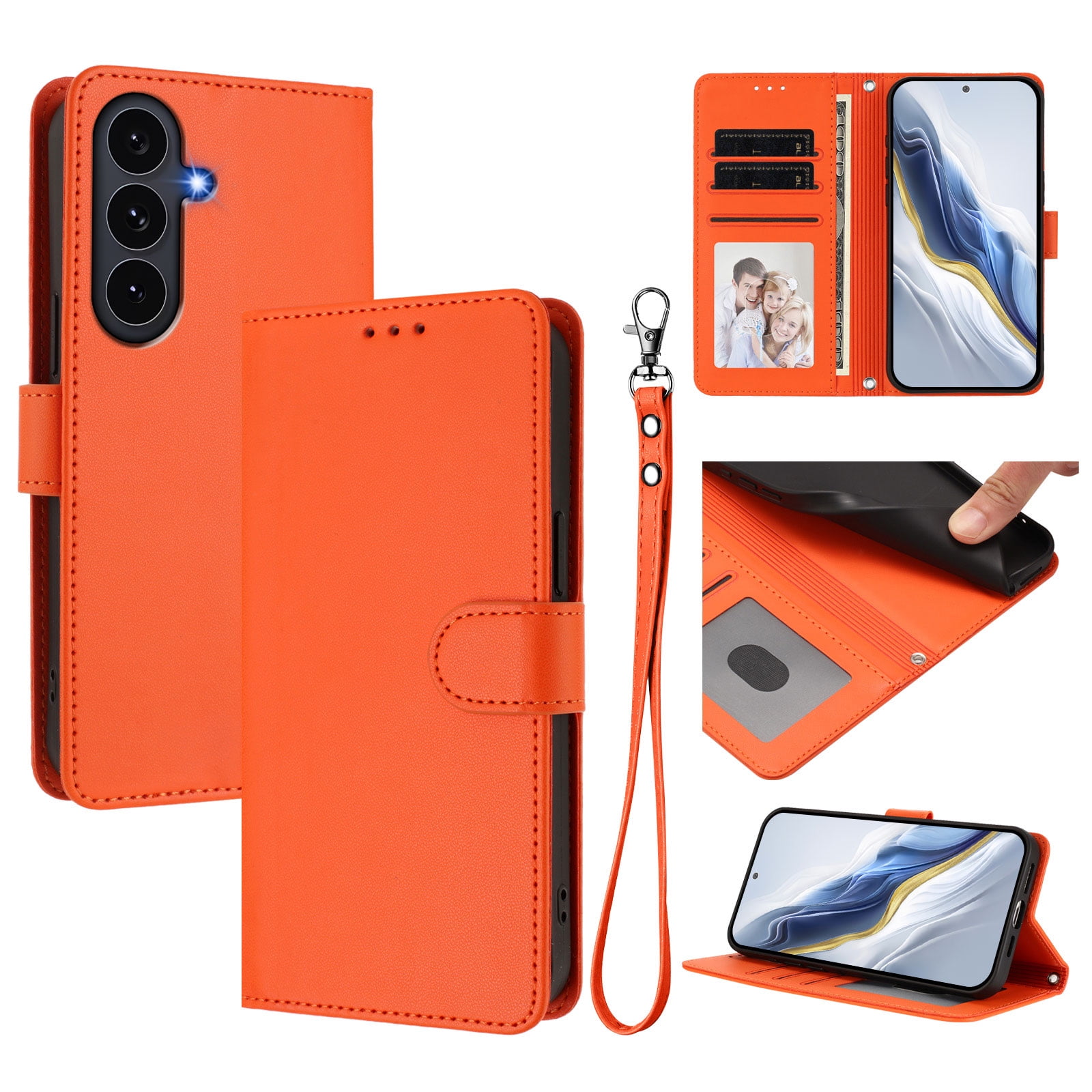 Allytechgroup for Samsung Galaxy S25 FE Flip Case, Slim Fit Shockproof ...