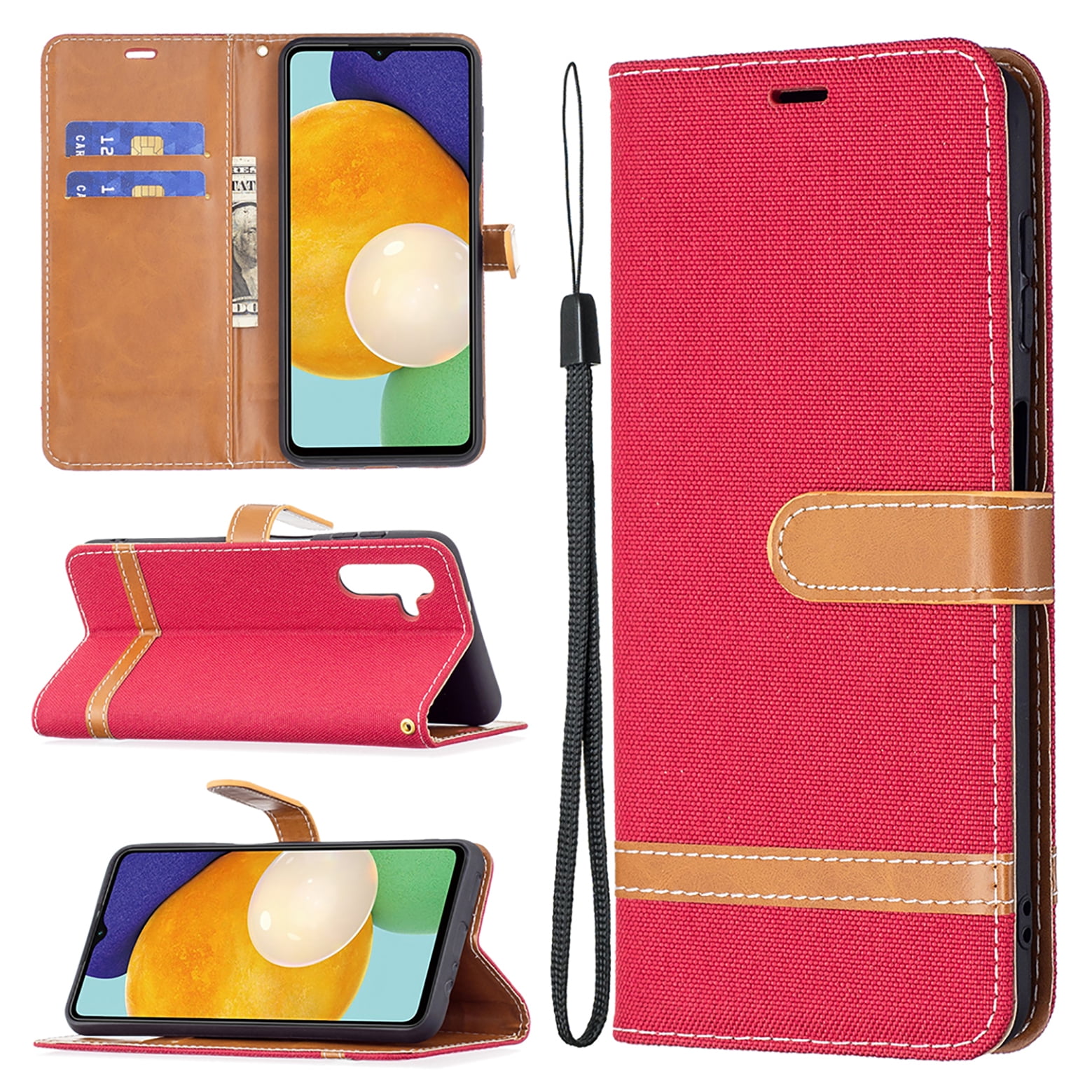 Allytechgroup for Samsung Galaxy S25 Wallet Case, PU Leather Folio Flip ...