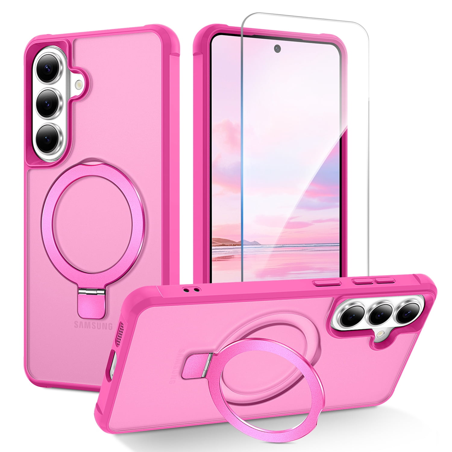 Allytechgroup for Samsung Galaxy S26 6.2" Case with Screen Protector ...