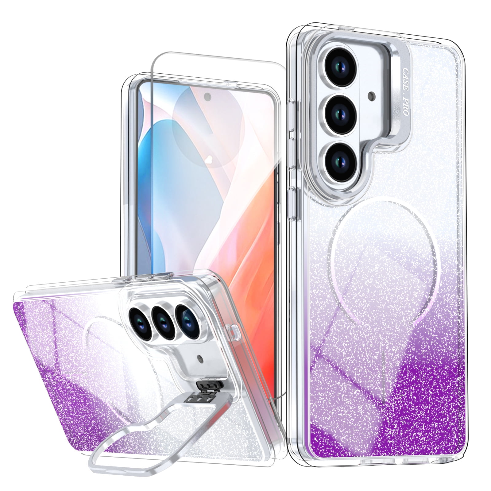 Allytechgroup For Samsung Galaxy S26+ 6.7" Case with Screen Protector ...