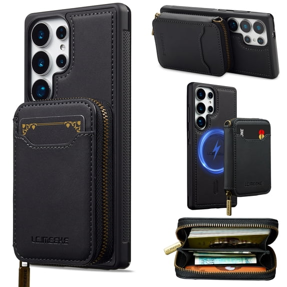 Allytechgroup for Samsung Galaxy S26 Ultra Magnetic Wallet Case with ...
